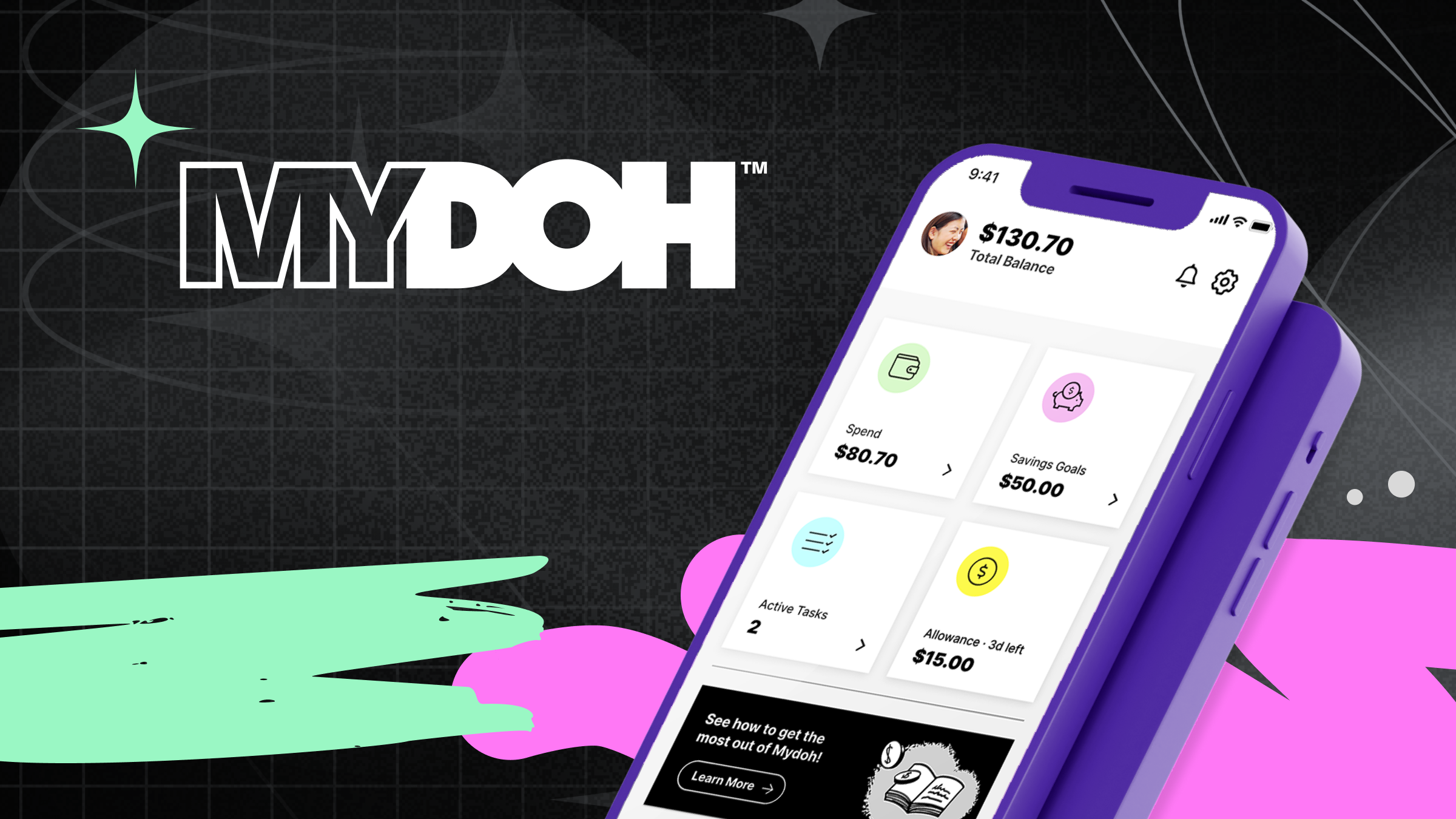 Mydoh | The Smart Cash Card & App For Families